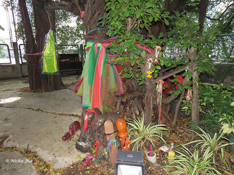 Phallic Shrine in Bangkok