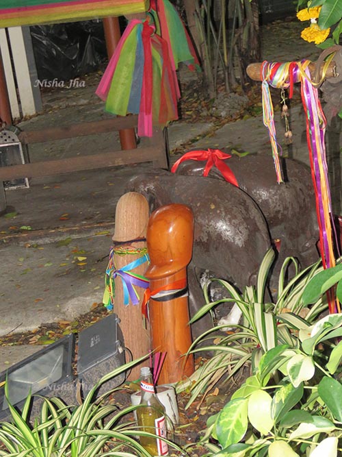 Phallic Shrine in Bangkok